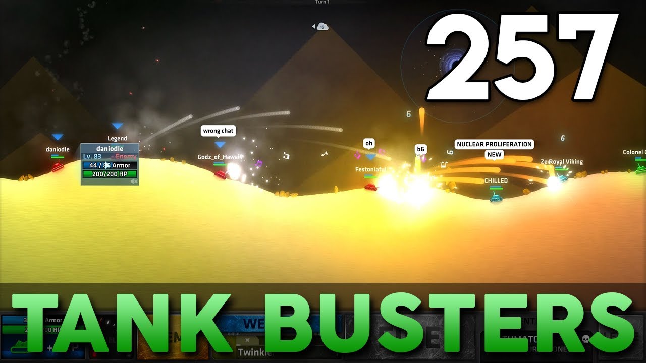 [257] Tank Busters (Let's Play ShellShock Live w/ GaLm and Friends ...