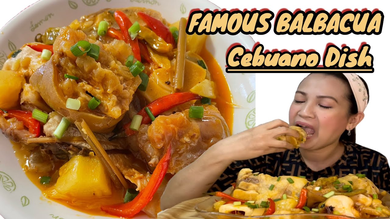 SPICY BALBACUA MUKBANG | Cebuano Dish | Paa at Litid ng Baka | Super ...