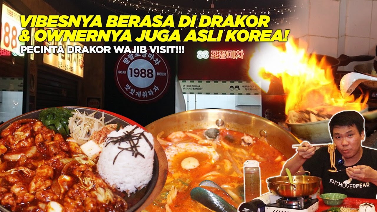 1988 POCHA, RESTORAN ALA STREET FOOD KOREA YANG WAJIB DI COBA!! - YouTube