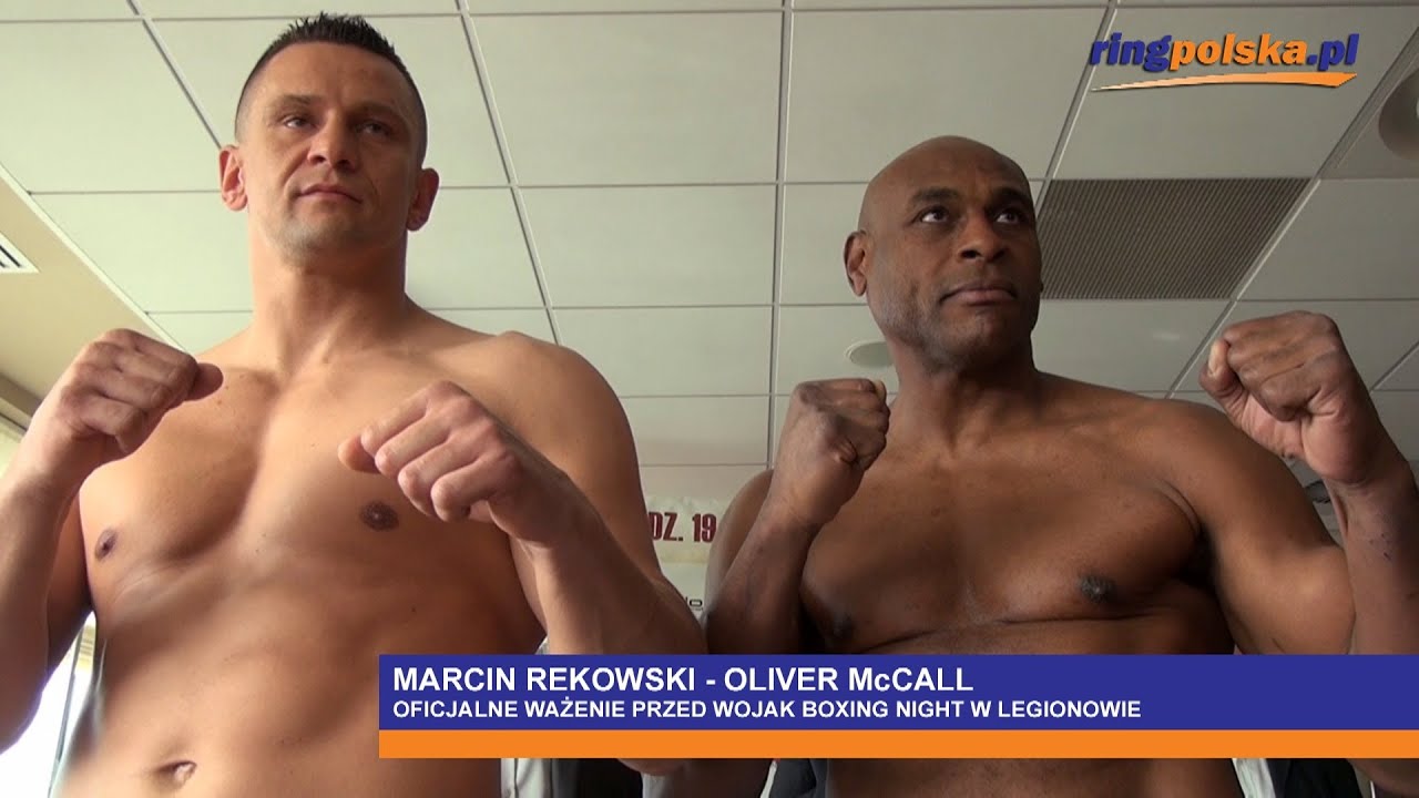 Marcin Rekowski - Oliver McCall: Oficjalne ważenie - YouTube