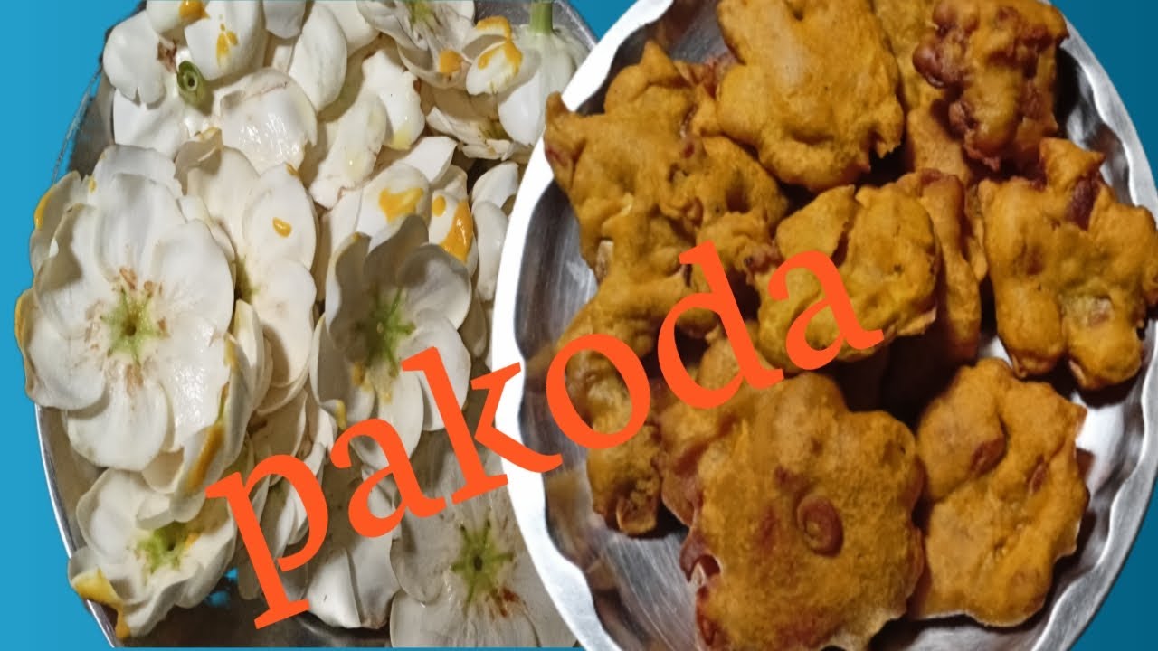 Crispy Baha pakoda//flower recipe//goat and cock cook - YouTube