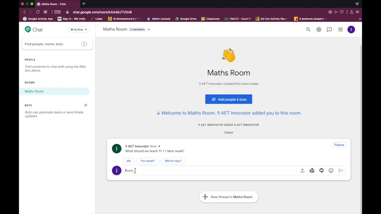 Using Google Chat - YouTube