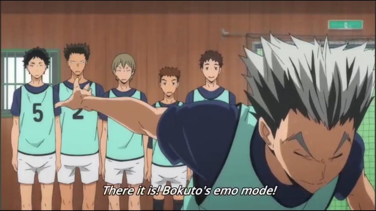 Bokuto goes emo mode😂 - YouTube