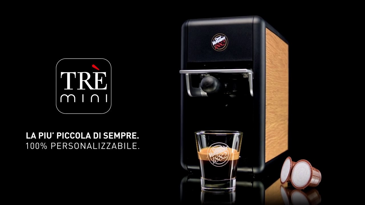 La nuova Trè Mini | Macchina da caffè in capsule | Caffè Vergnano - YouTube