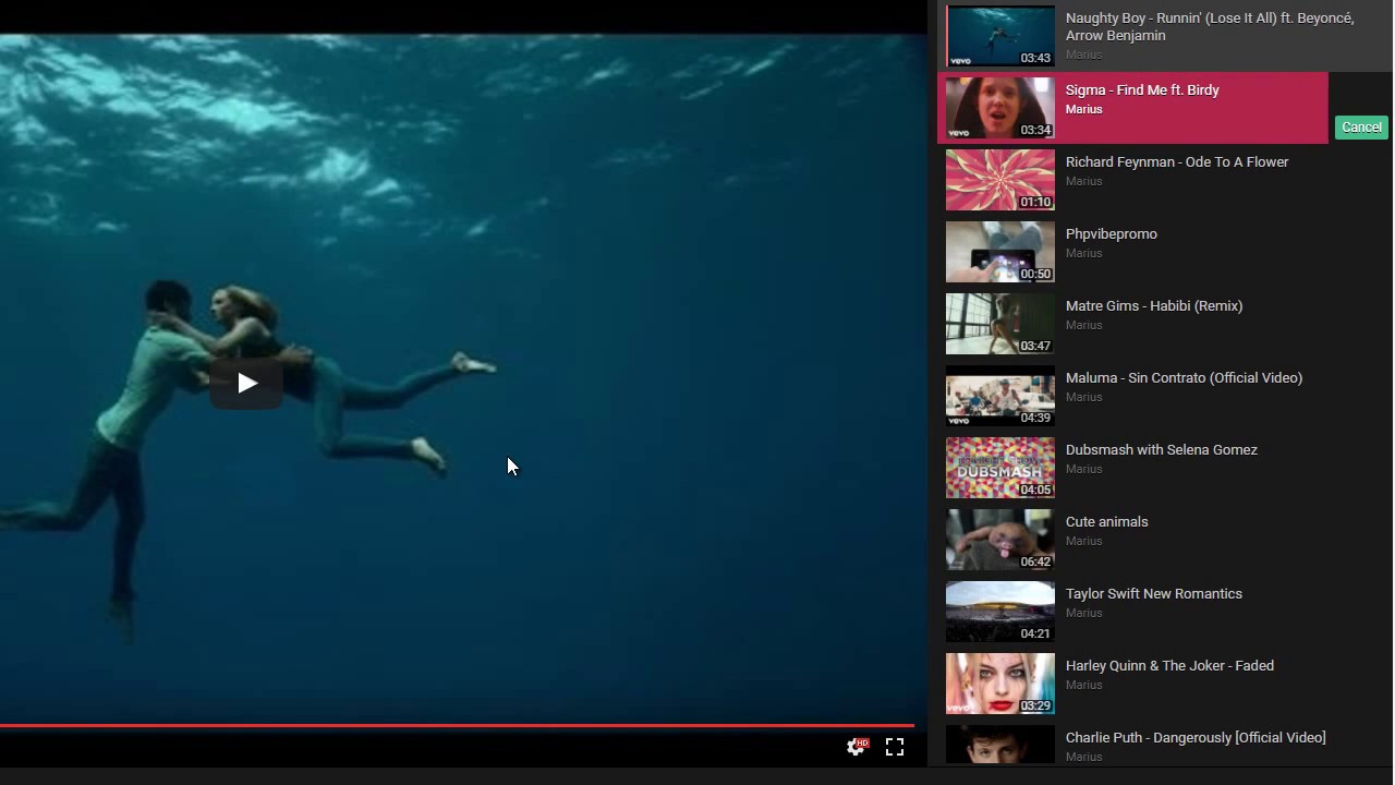 Playlist switch to next video (PHPVibe video CMS) - YouTube