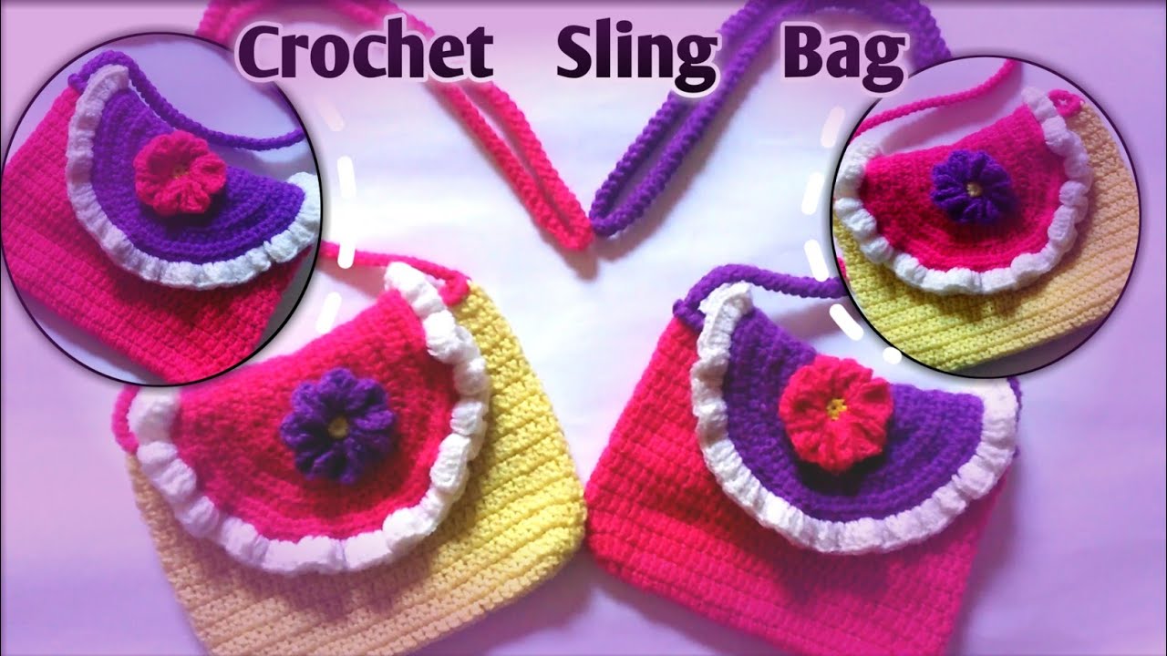 #53 Very Elegant Sling Bag ️ Crochet Pouch 😍Coo Coo Crochet - YouTube