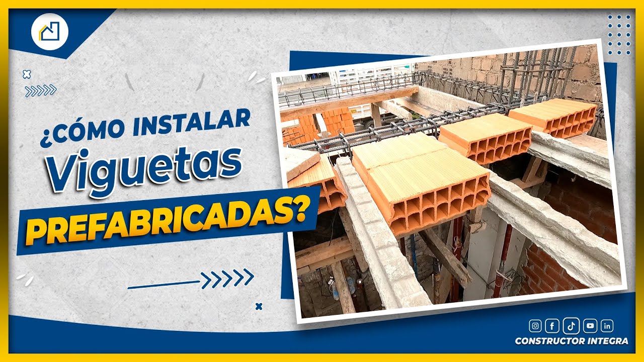 INSTALACIÓN DE VIGUETAS PREFABRICADAS | Paso a Paso | 👷Guía Completa ...