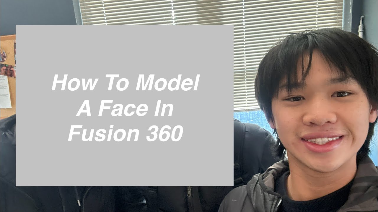 How to Model a Face in Fusion 360 - YouTube