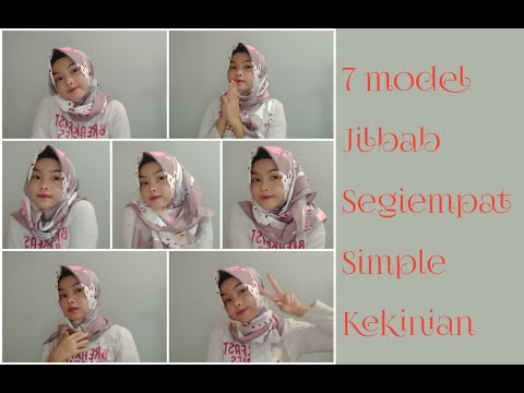 7 model jilbab segiempat kekinian simpel ala anak hits