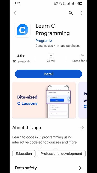 Best 5 App to Learn and Practice C programming in mobile #shorts #coding #viral #developer #code ...