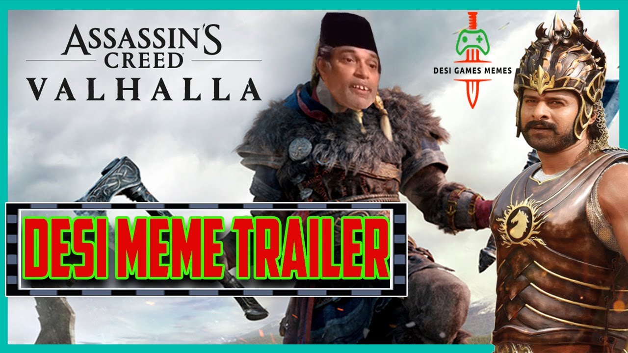 Desi Asassian's Creed Valhalla Meme Trailer - YouTube