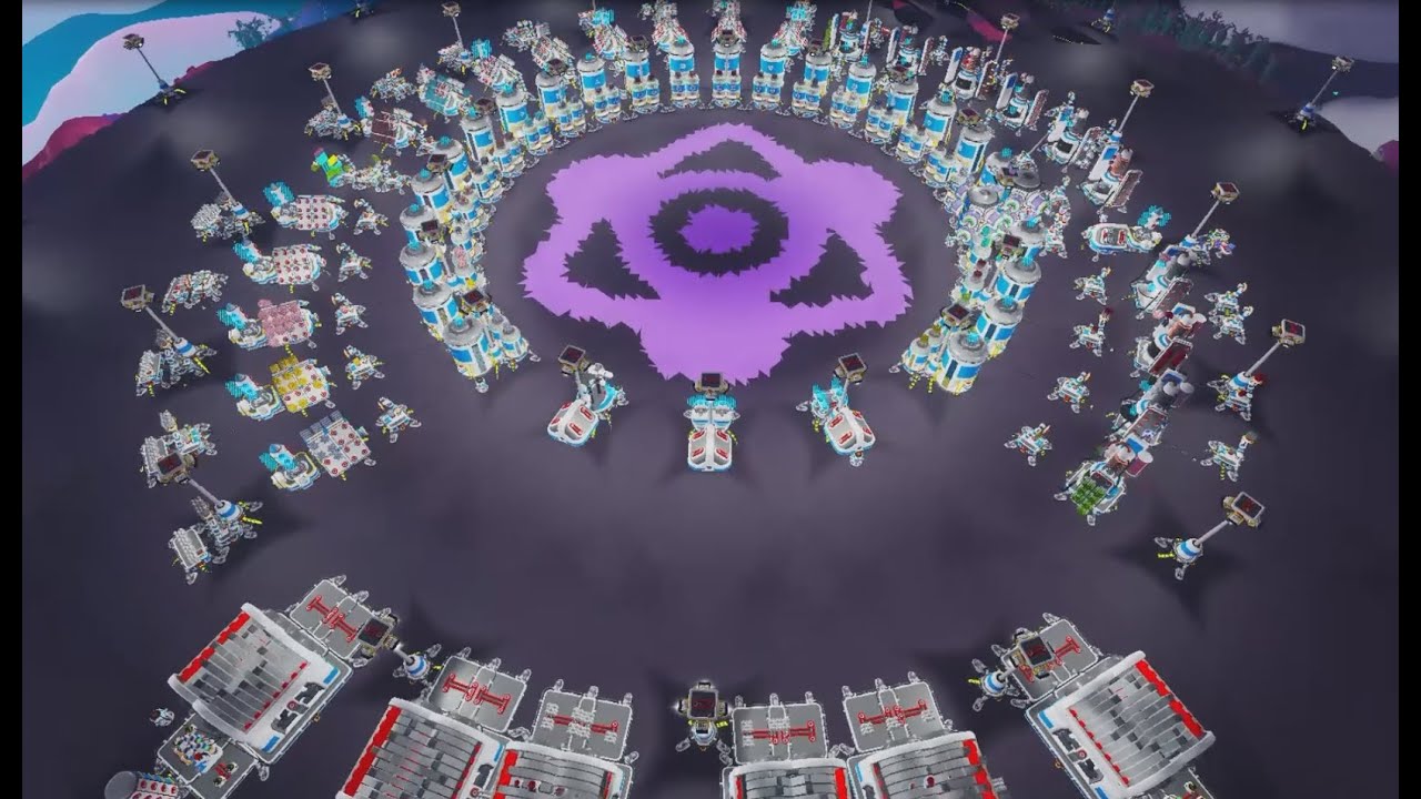 Astroneer - Astronium-fueled Mega Base on Vesania - YouTube