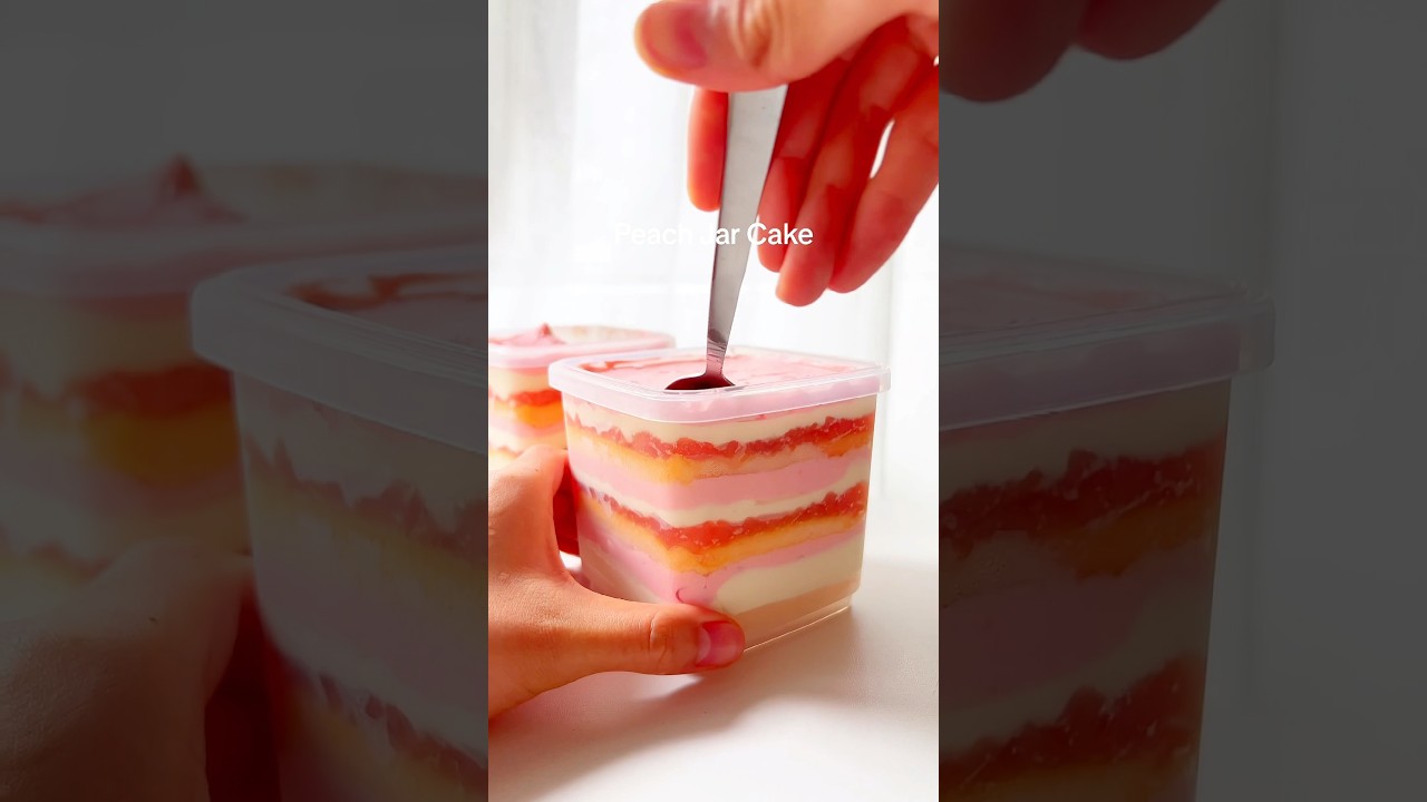 PeachJar Cake.#shorts - YouTube