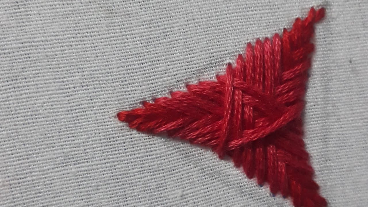 Triangle Norwich Stich Embroidery Design//Triangle Stich Pattern For ...