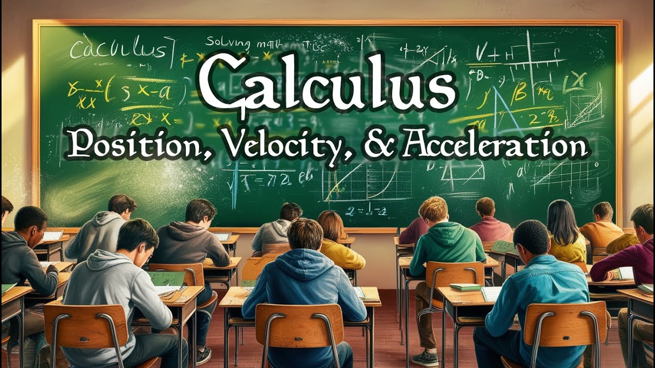 calculus | notes 2-8 | position, velocity, & acceleration - YouTube