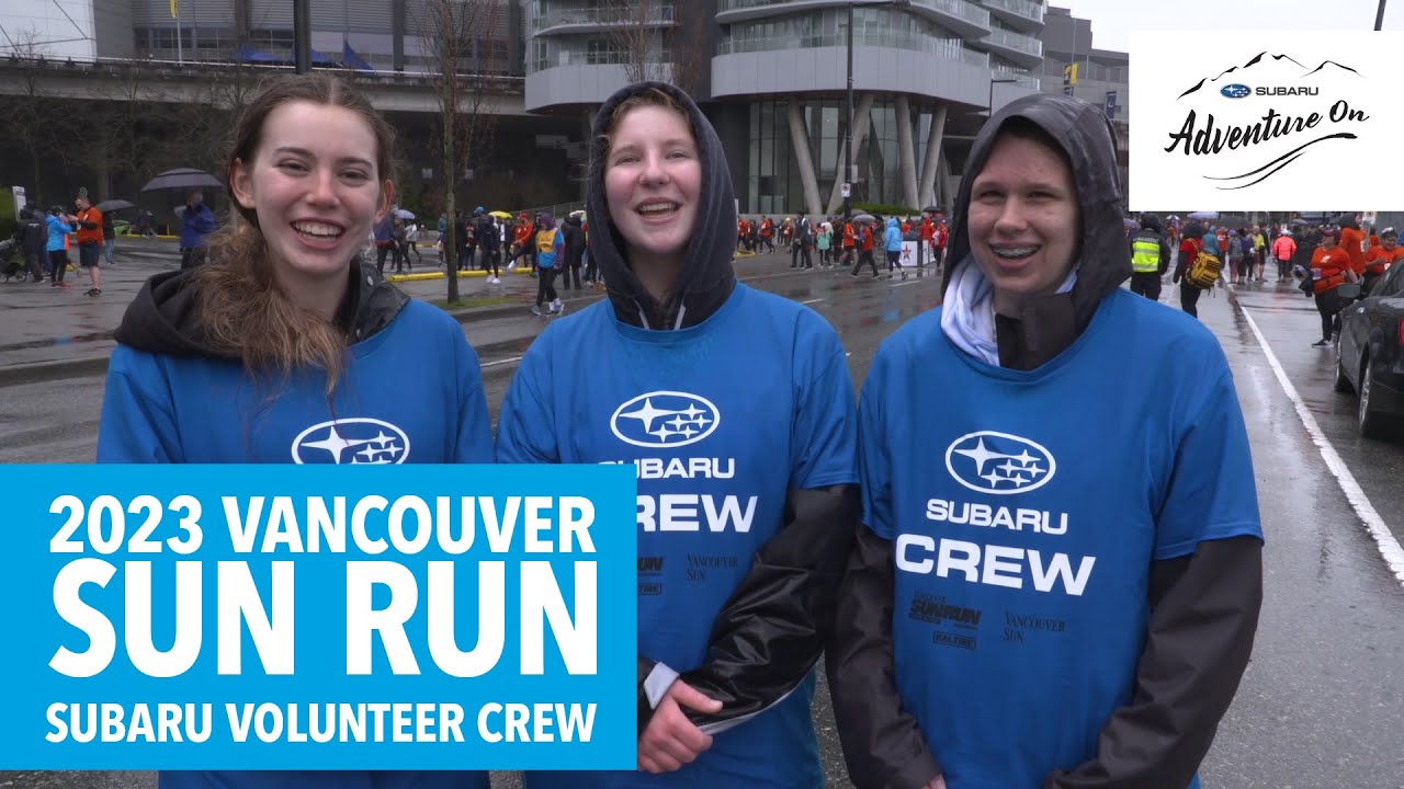 2023 Vancouver Sun Run - Subaru Volunteer Crew - YouTube
