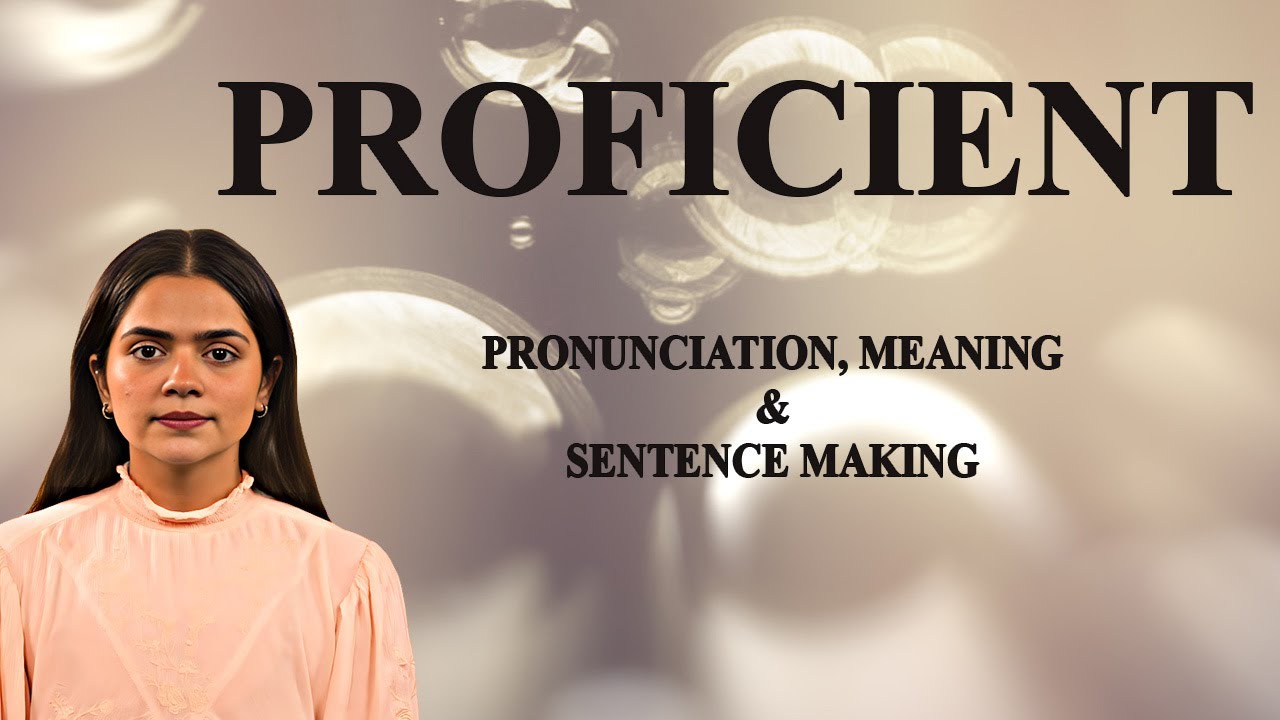 Proficient - Meaning_&_Pronunciation_Word_World_Audio_Video_Dictionary - YouTube