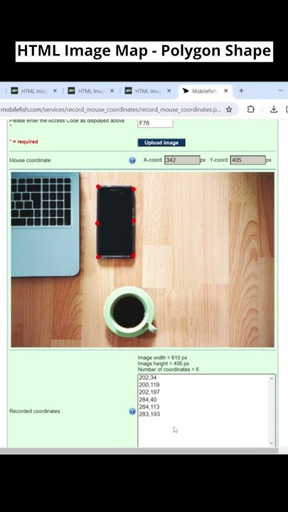 HTML Image Map: Exploring Polygon Shape! #htmlintroduction #codewithmayur - YouTube