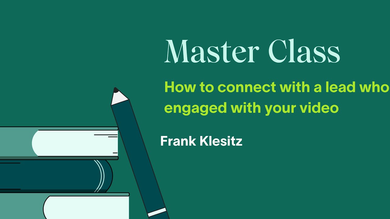 How to connect with a lead who engaged with your videos - YouTube