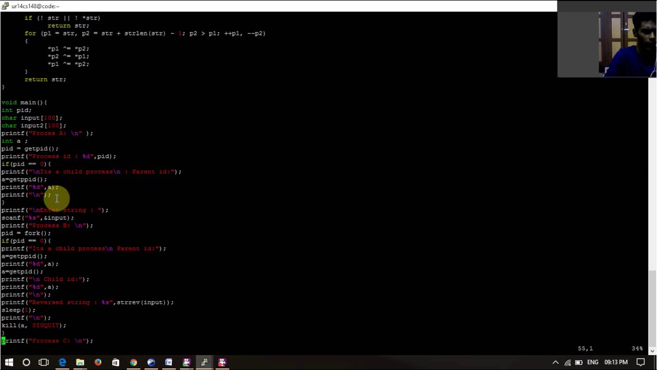 Unix Lab Experiment 8 Youtube