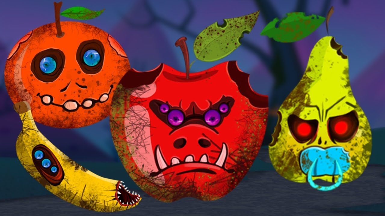 Learn Scary Fruits | Kids Video | Halloween Cartoon - YouTube