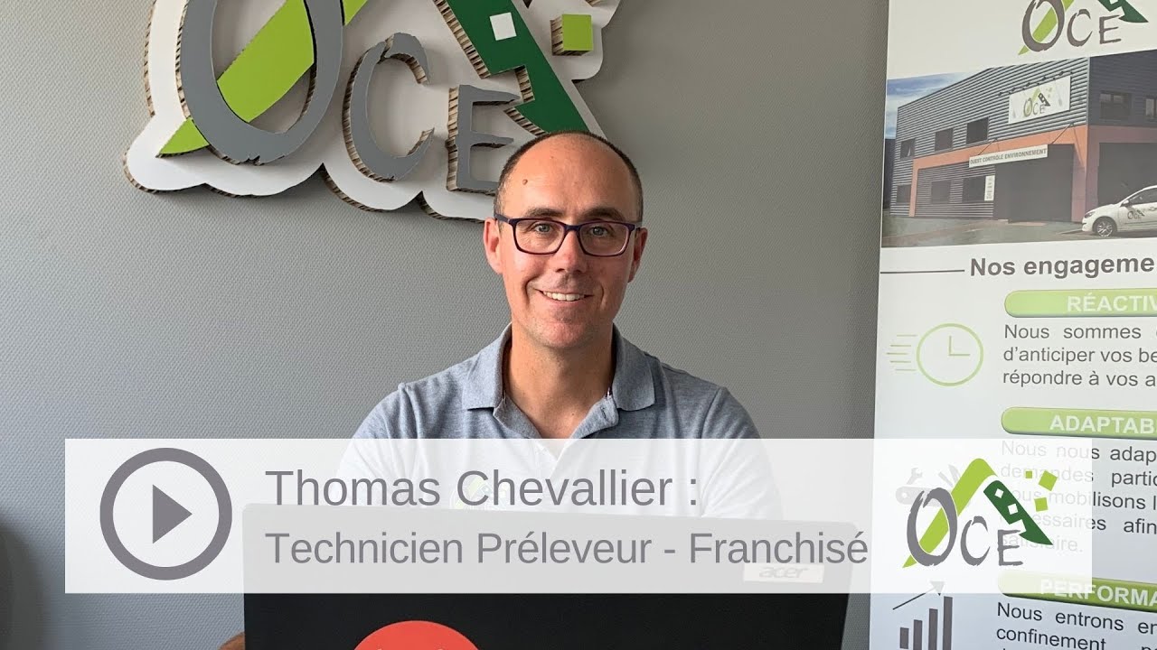 Métier CICEA OCE : Franchisé OCE Technicien Préleveur - YouTube
