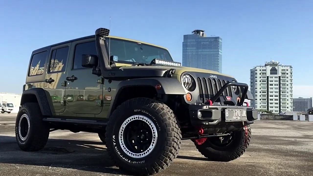 MODIFIKASI JEEP JK 2013 (STYLE OFFROAD NYAMAN BUAT HARIAN) DAN BERAPA ...