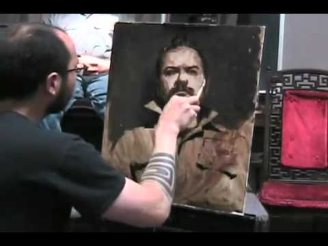 Sean Cheetham: Portrait Painting Portrait Demonstration 1 - YouTube