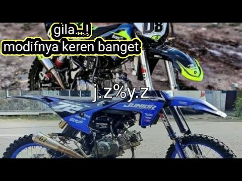 jupiter z modif trail style klx crf - YouTube