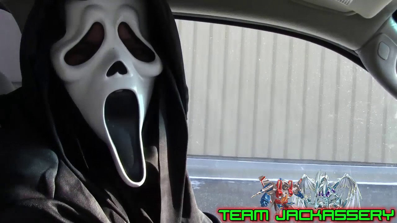Ghost Face Scare Prank: Tim Hortons Prank - YouTube