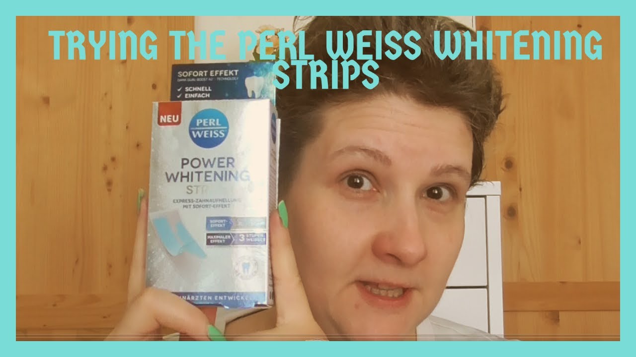 Whitening my teeth with Perl Weiss Strips | Do they work? - YouTube