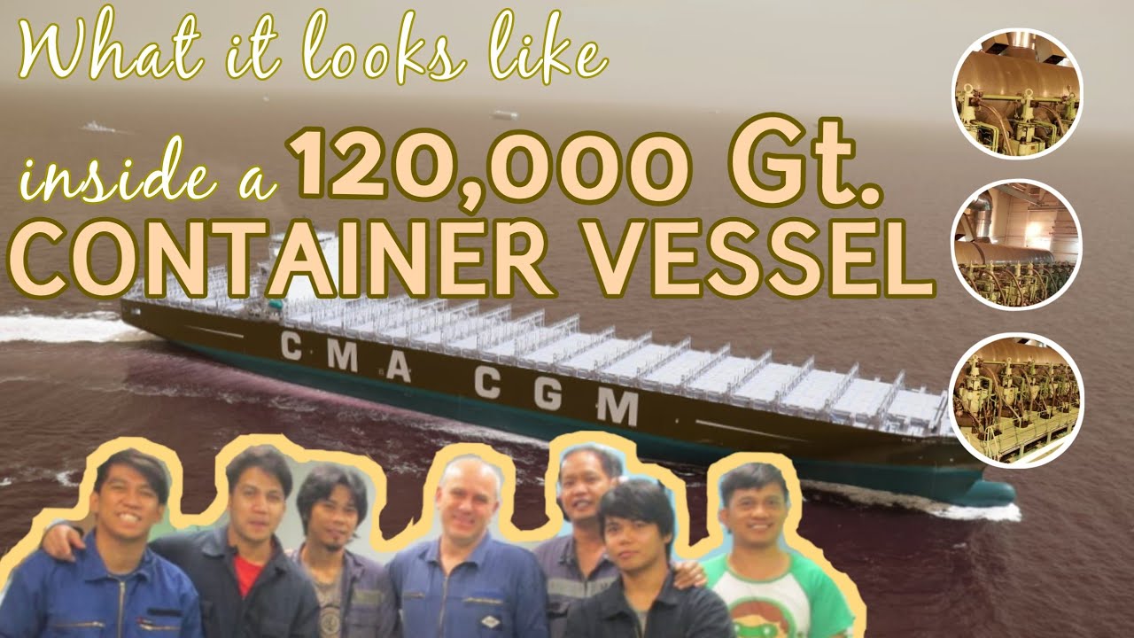 What's inside a 120,000 Gt. Container Vessel? 🤔 - YouTube