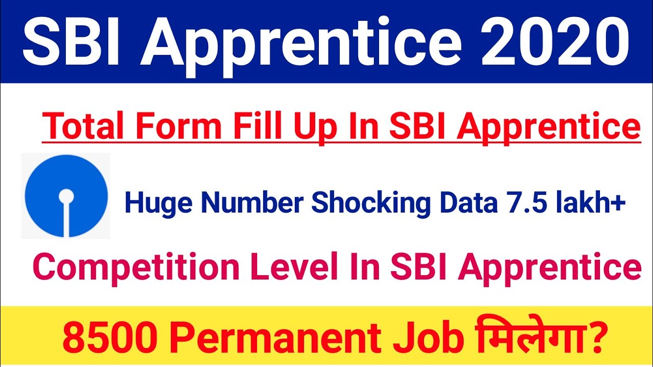 SBI Apprentice 2020 Total Form Fill Up|News About SBI Apprentice 2020|# ...