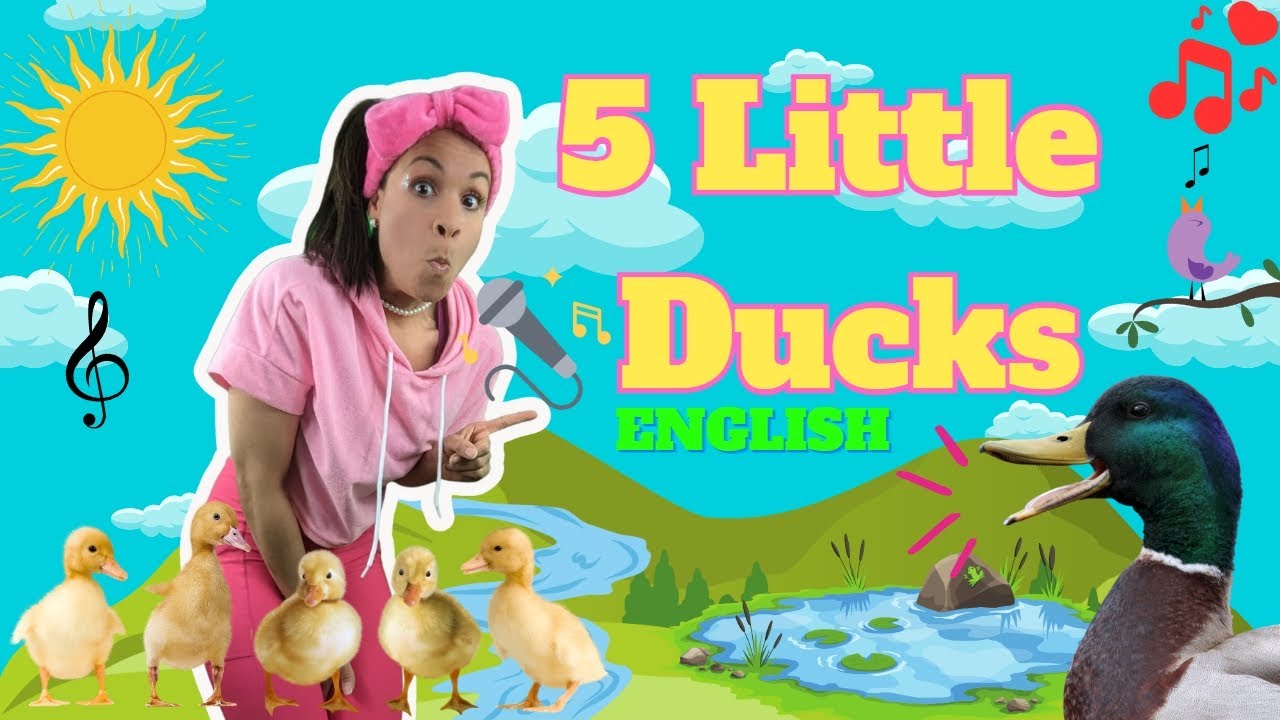 Five Little Ducks Song I Kids Song I Baby Learning I Counting I Nursery ...