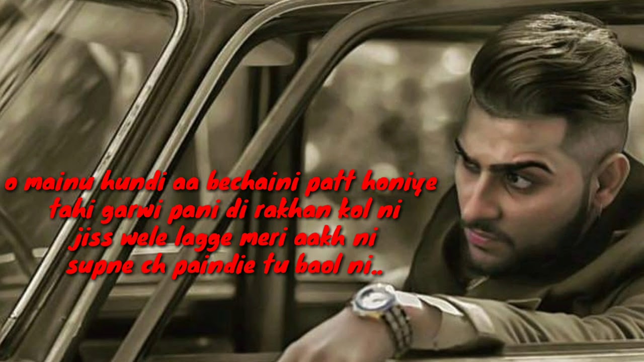 manja new song|| by karan aujla ||full lyrics song on punjabi live ...