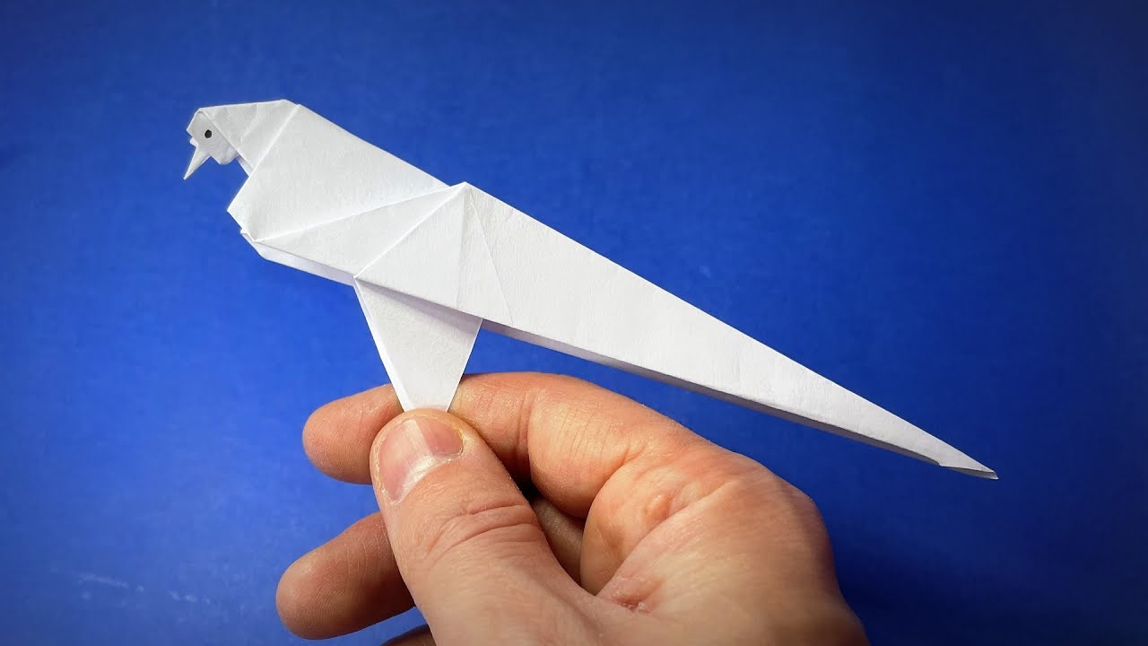 Gołąb Origami Łatwe | Jak Zrobić Gołębia z Papieru krok po kroku | Ptak ...