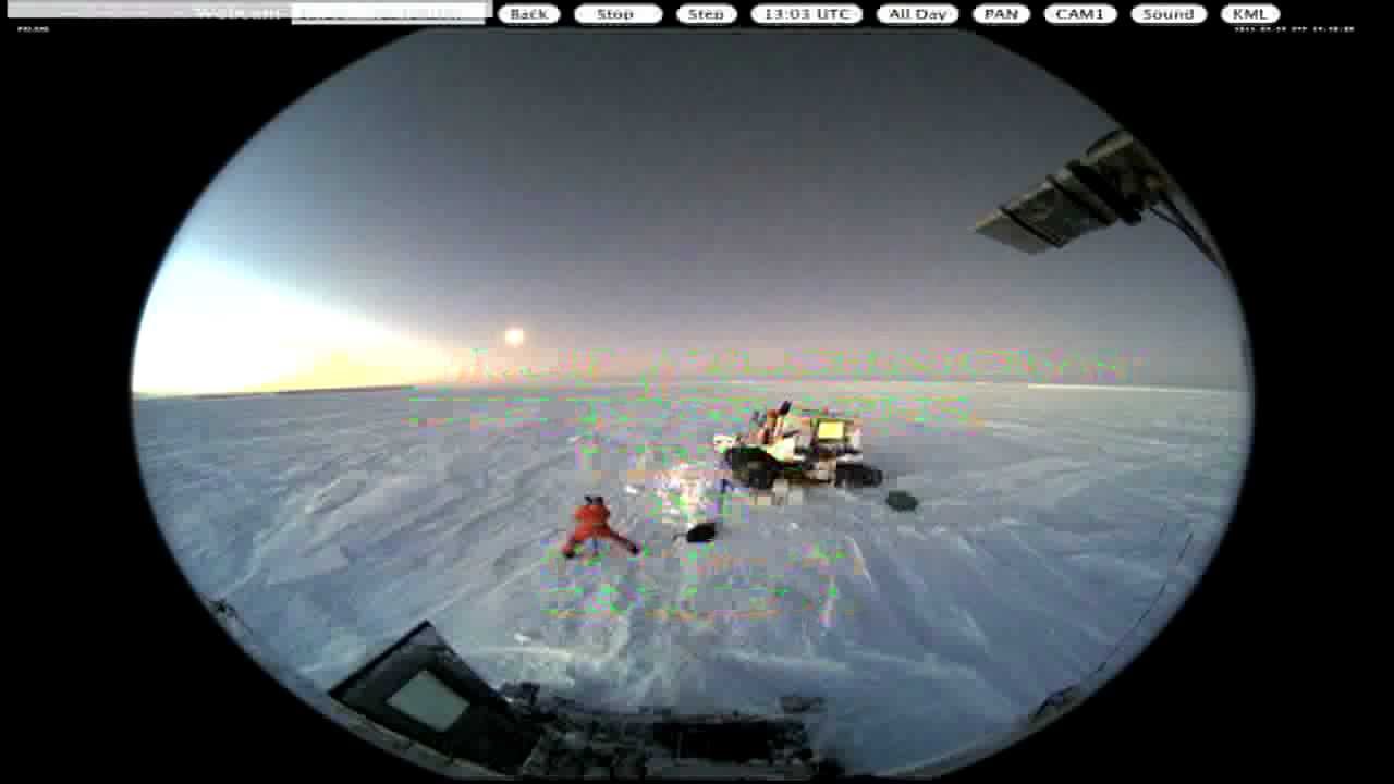 MOON Chasing Nthe Sun 05.30.12 BEING PHOTOGRAPHED BY SCIENTIST AT SOUTH ...