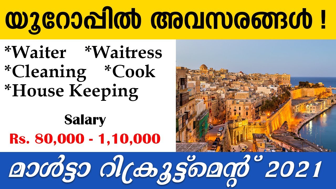 How to find a job in Malta | Immediate Recruitment to Europe Malta ...