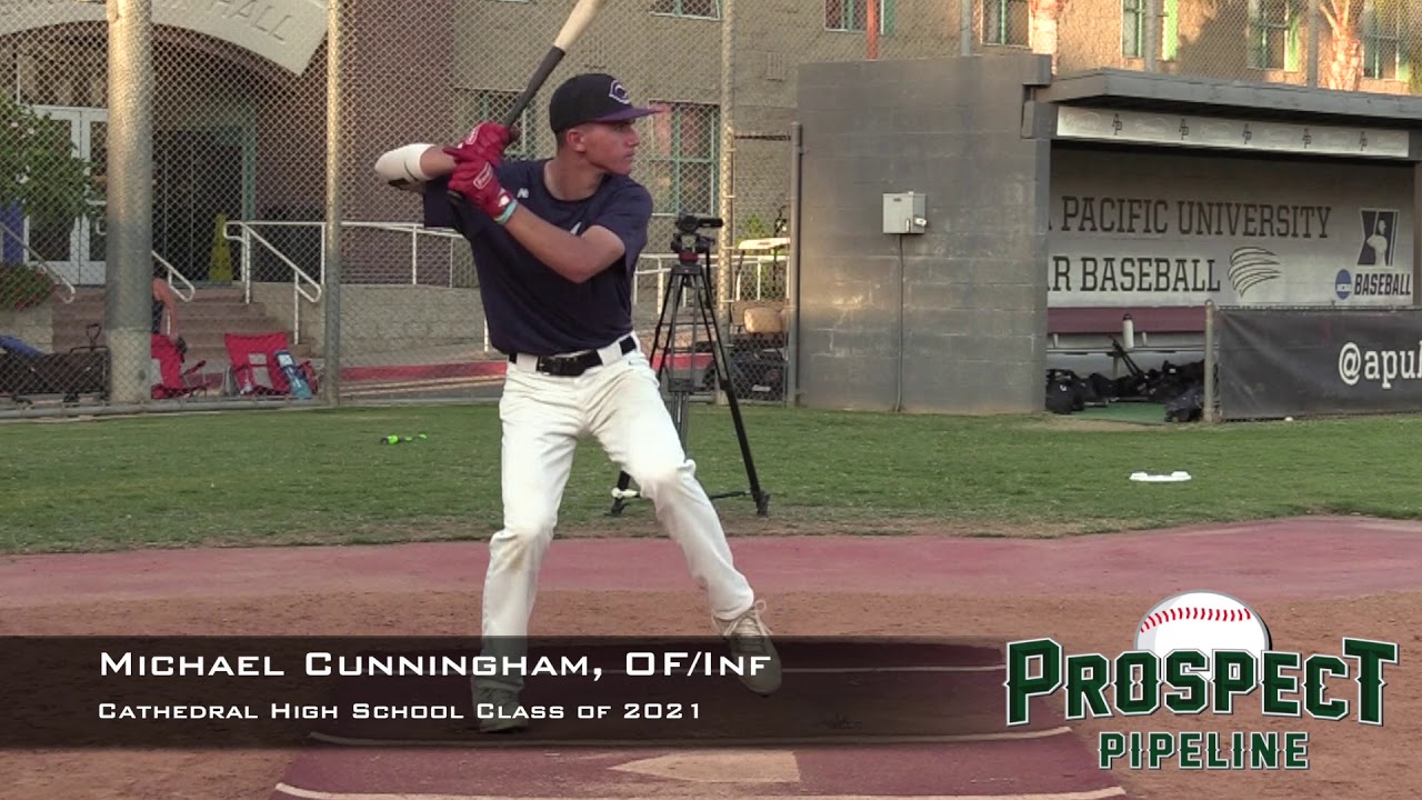 Michael Cunningham Prospect Video, OF:Inf, Cathedral High School Class ...