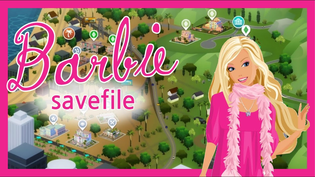 Обзор сохранения Барби Малибу | The Sims 4 | Save file | - YouTube