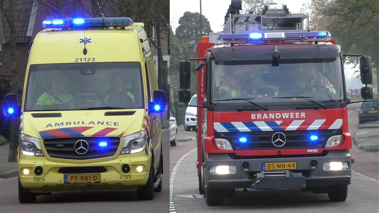 Brandweer, Officier Van Dienst Geneeskundige, Ambulances en Rapid ...