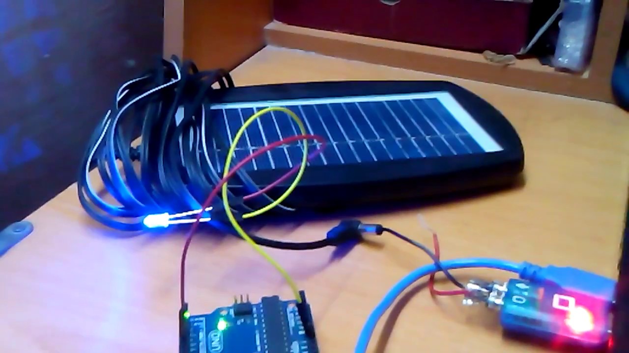 LiFi with Solar panel and headphone jack - YouTube