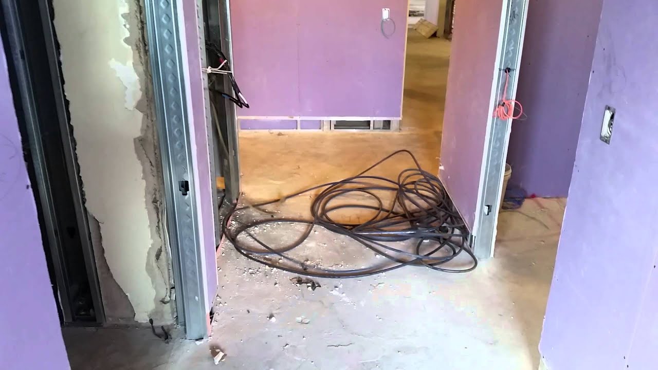 Wire running out of a pipe getting removed. - YouTube