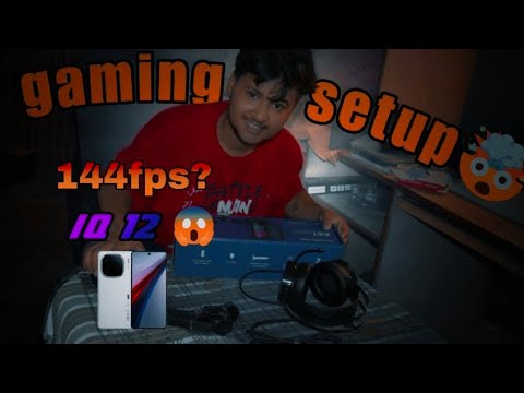 Unboxing new streaming equipment 😱iq 12.... || bgmi test 144 fps? - YouTube