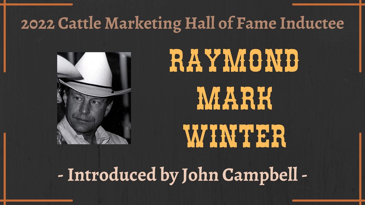 CMHOF 22 - Raymond Mark Winter, presented by John Campbell - YouTube