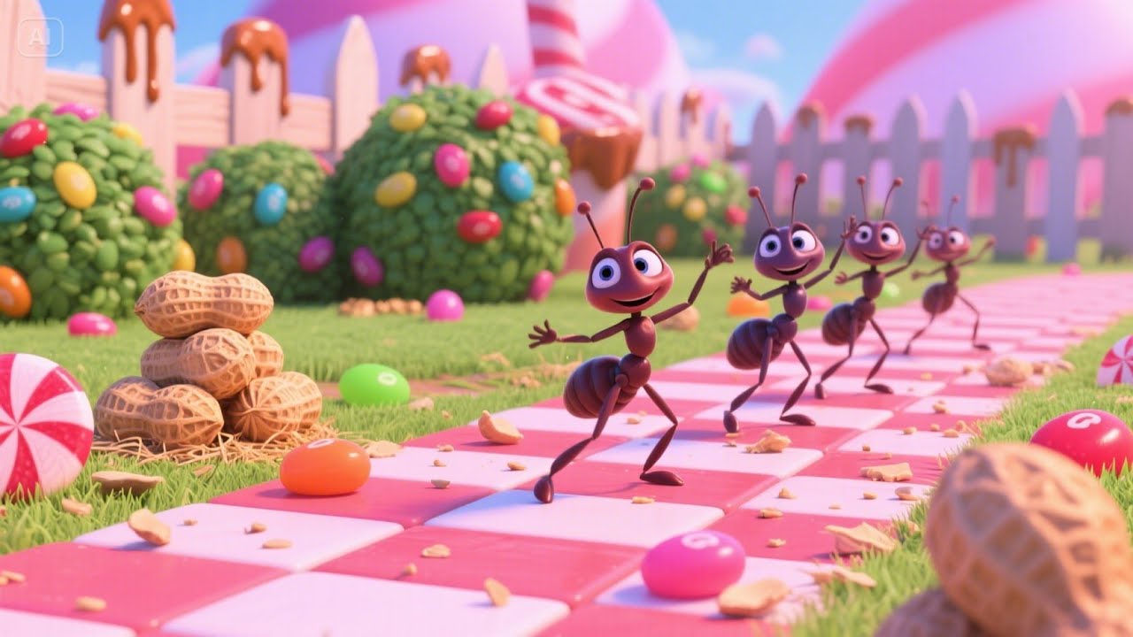 The Ants Go Dancing | Fun Dance Song for Kids | Nursery Rhymes & Songs ...