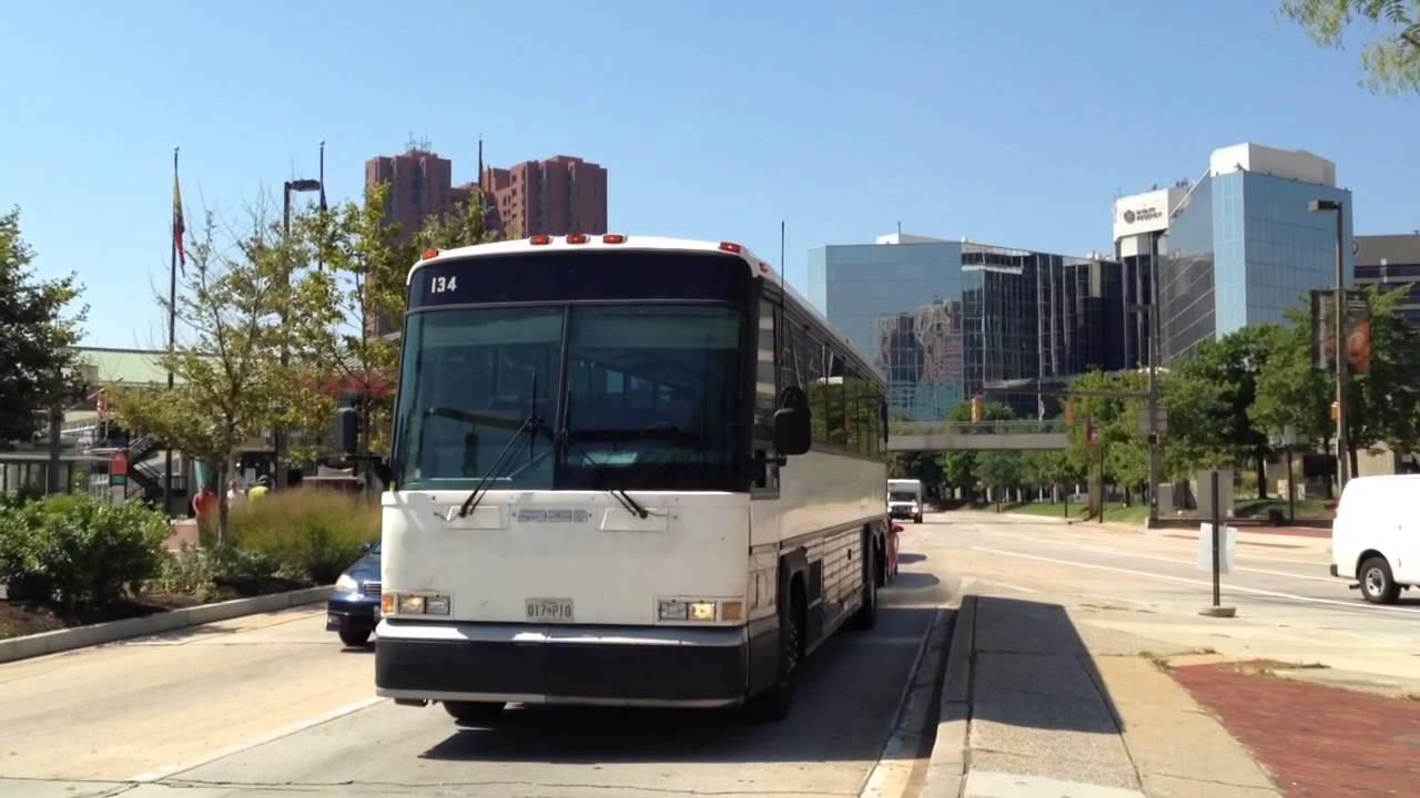 MCI 102C3 #134 @ the Inner Harbor - YouTube