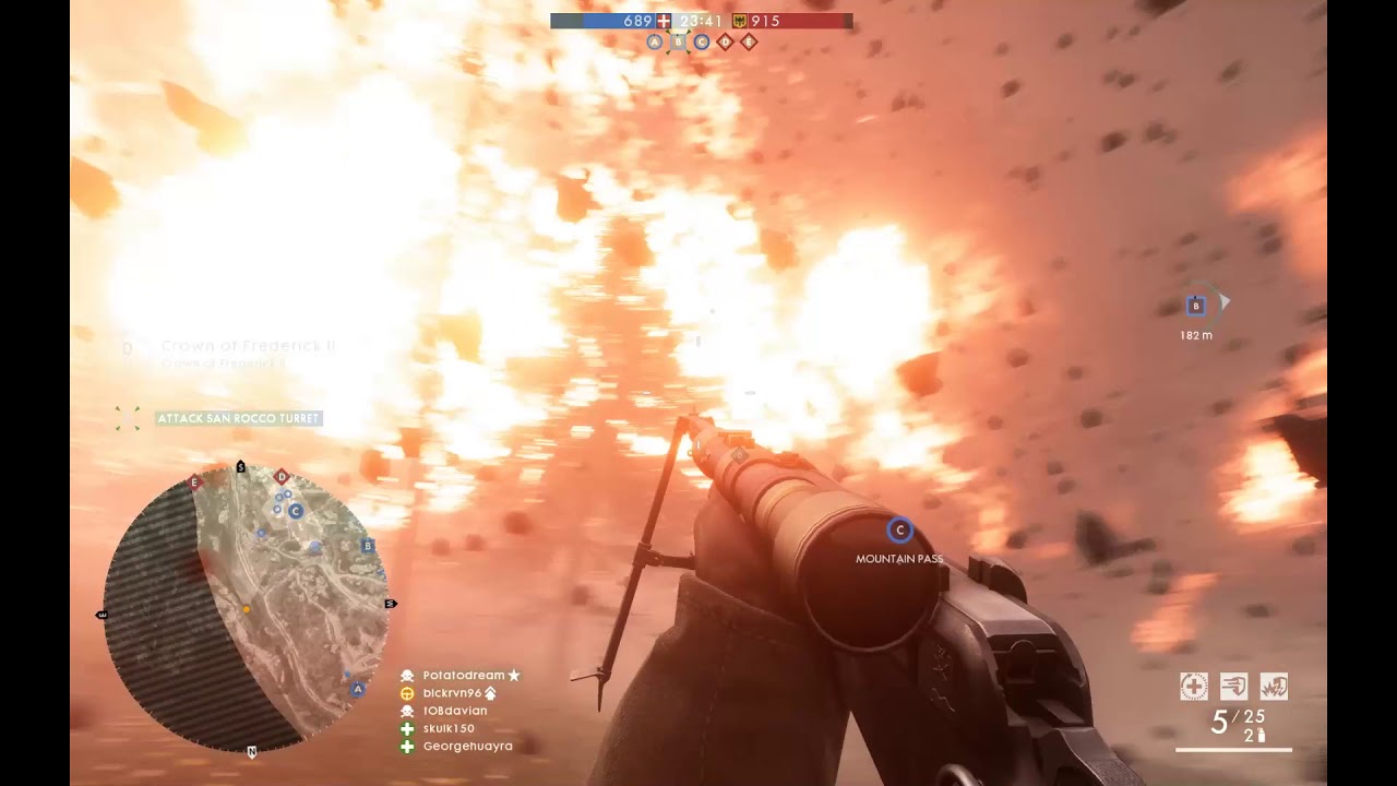 BF1 - Epic Zeppelin Crash - YouTube