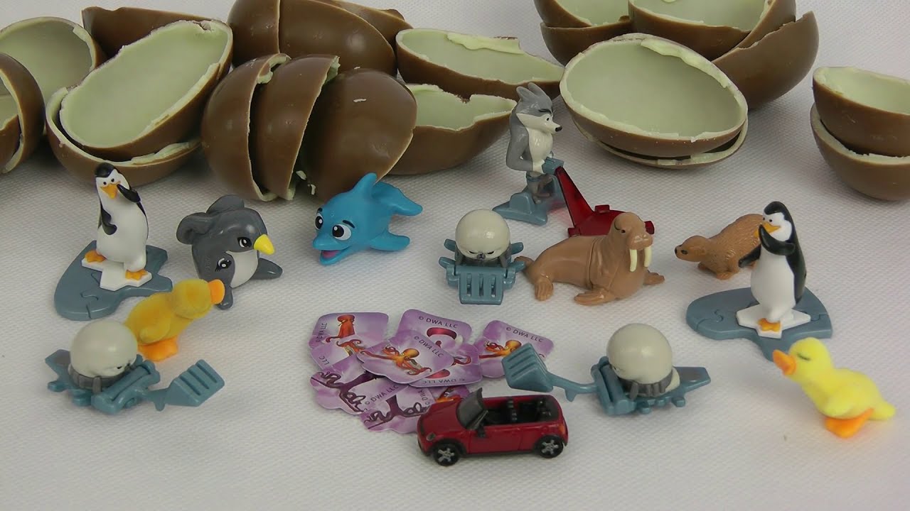 Kinder Surprise - Penguins of Madagascar edition - YouTube