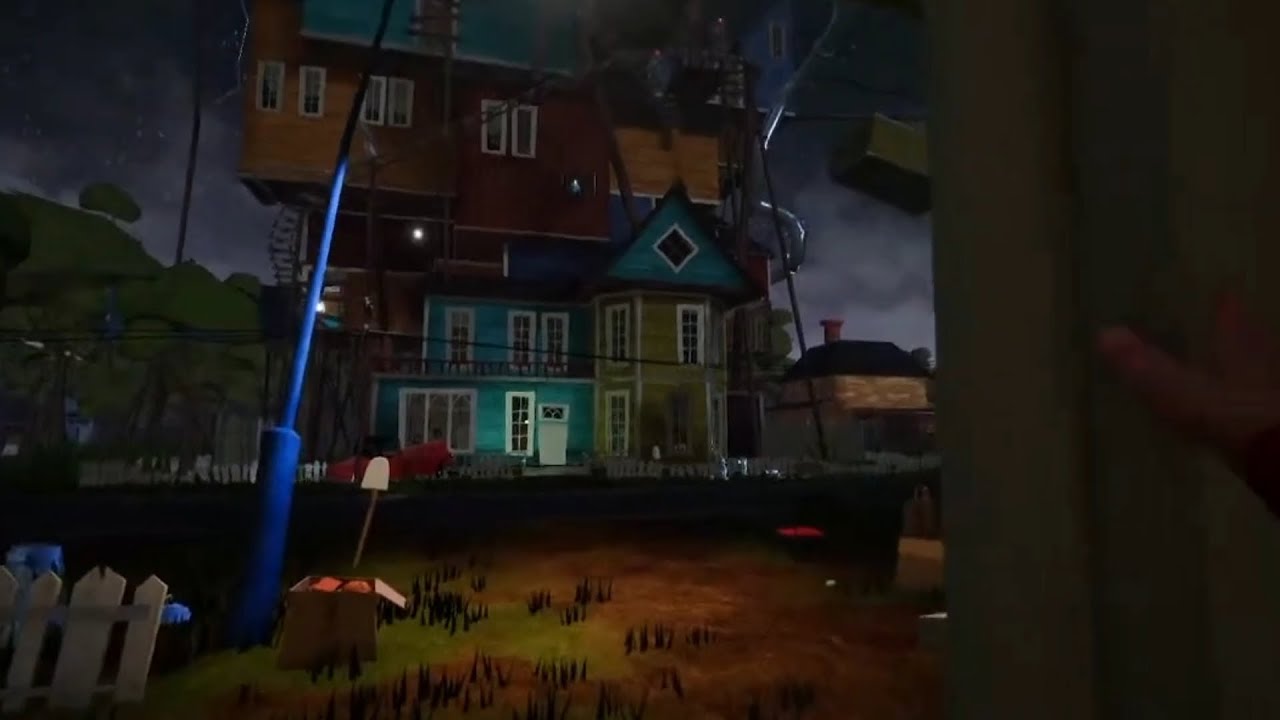 Hello neighbor haunted house act 3 #helloneighbor # ...